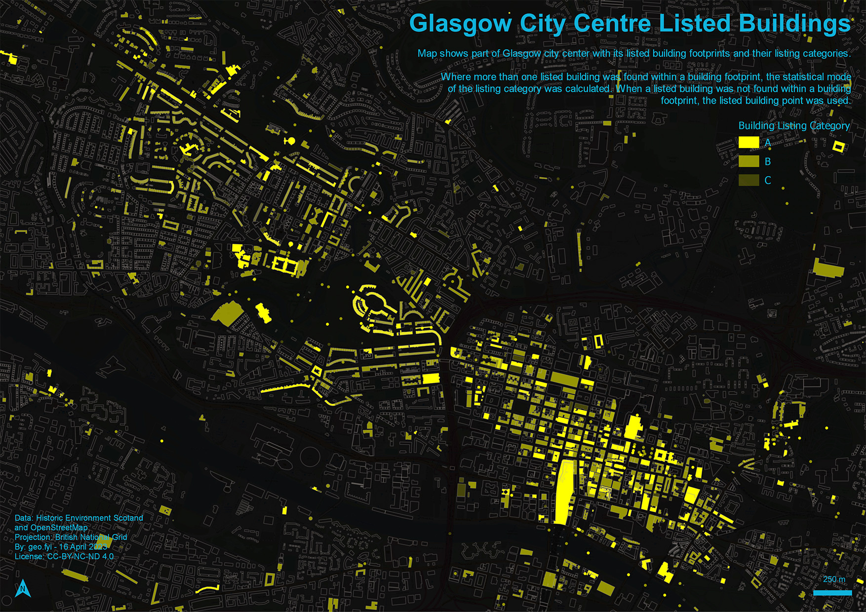 Scotland’s City Centre Listed Building Footprints – geo.fyi