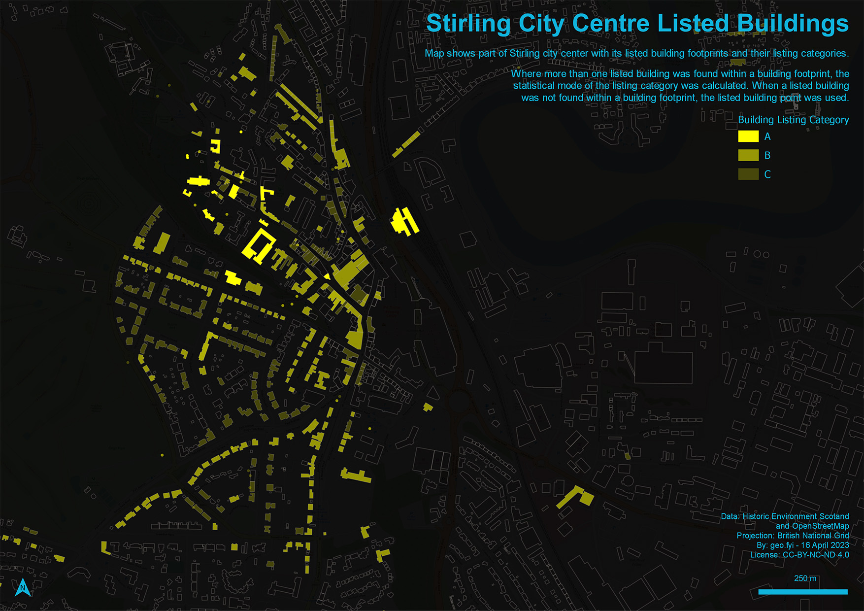 Scotland’s City Centre Listed Building Footprints – geo.fyi